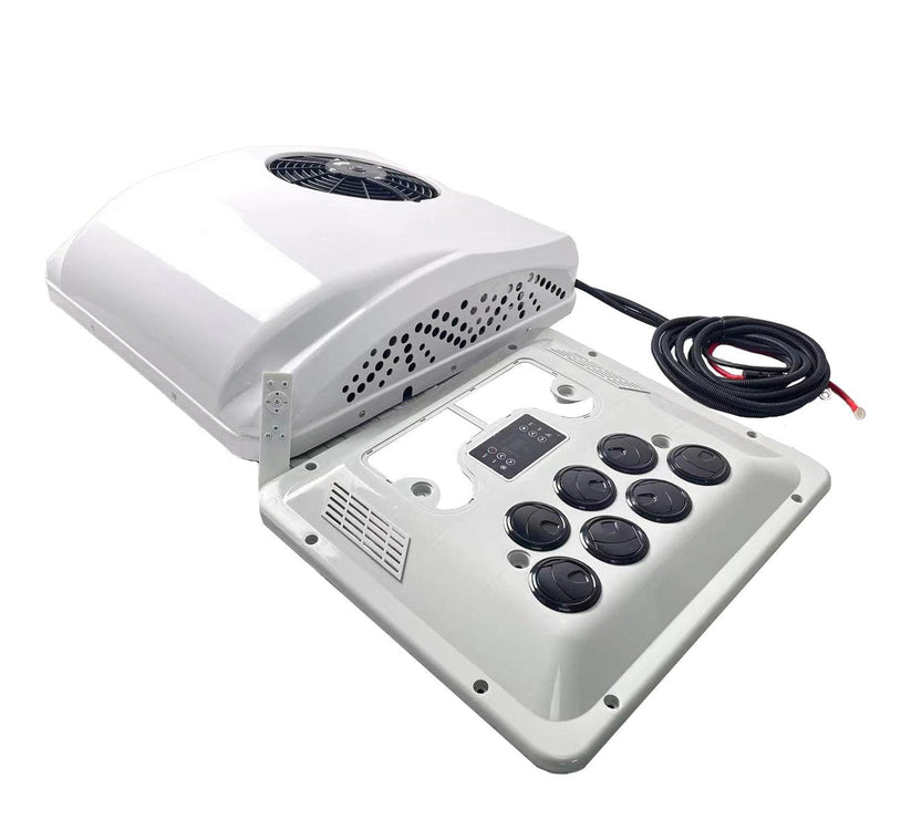 12 Volt 10000 BTU rv air conditioner with heat unit,rv roof air ...