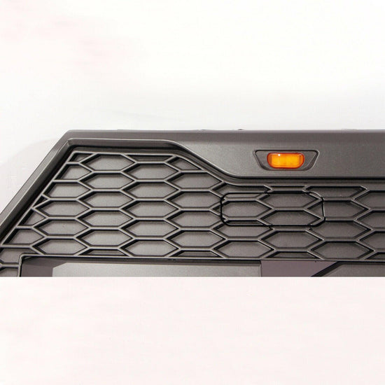 Front Bumper Grill For 2019 2020 2021 Ford Explorer Raptor Style Black ...